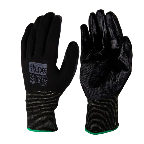 Comprar Luva Nitrilica Preta 8 Flux Preço: